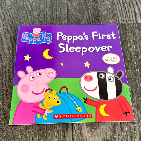 Scholastic | Toys | Scholastic Peppa Pig Peppas First Sleepover Book ...